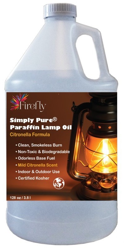 Firefly Simply Pure Indoor Paraffin Lamp & Candle Oil, Smokeless