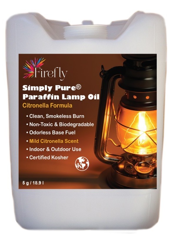 Firefly Simply Pure Indoor Paraffin Lamp & Candle Oil, Smokeless